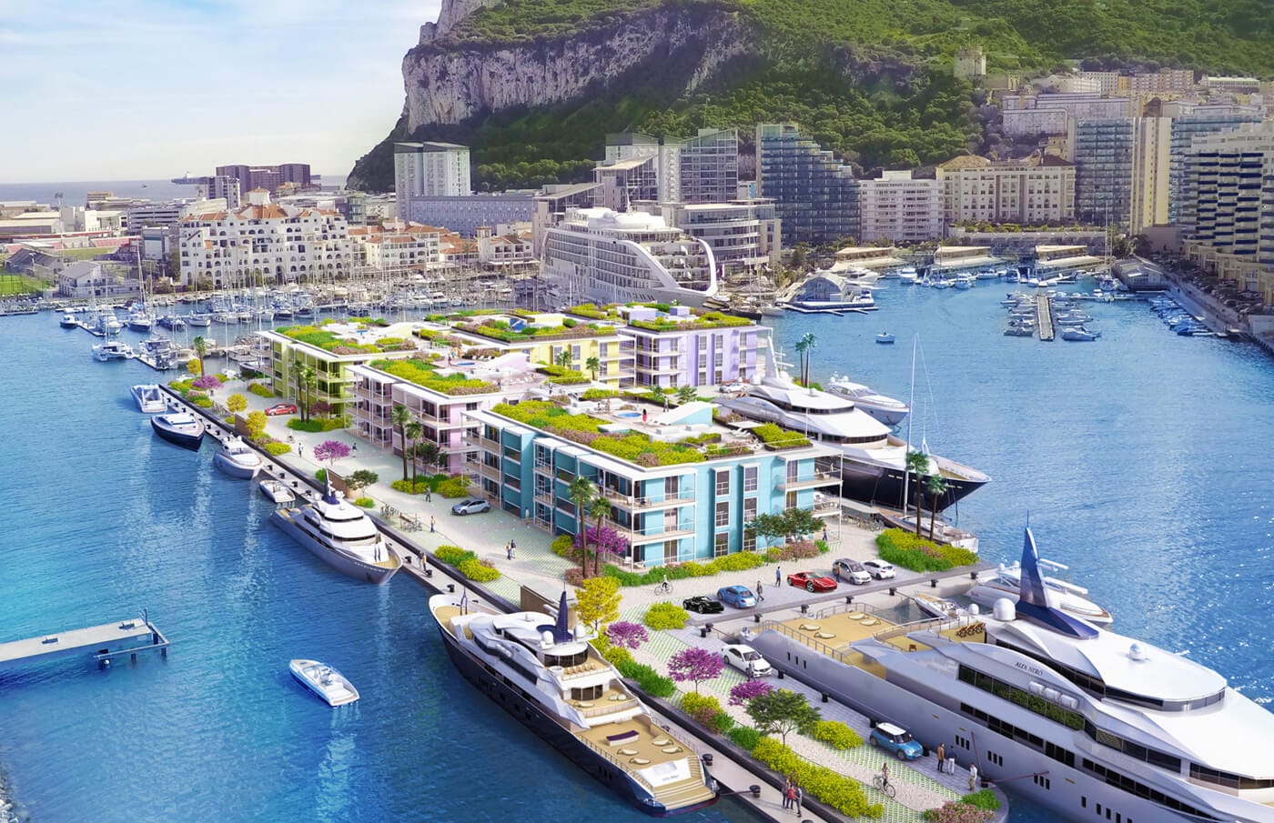 Superyacht Berthing in Gibraltar | News | Marina Projects
